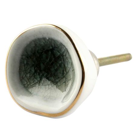 White Ceramic Wardrobe Knob Online